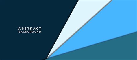 Premium Vector Abstract Geometric Blue Background Vector Illustration