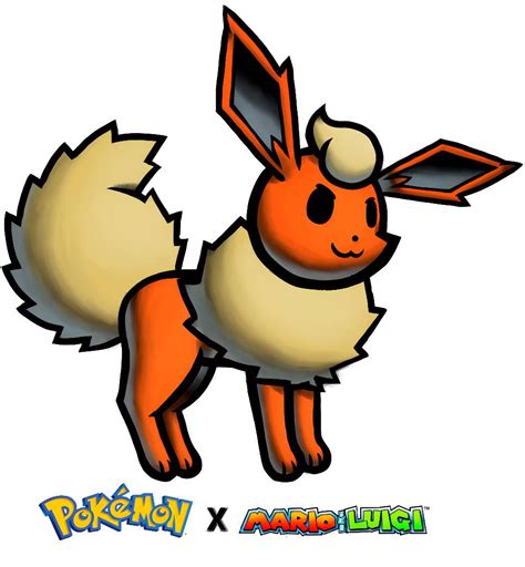 Mario And Luigi Rpg Art Styles Flareon By Smcwastaken On Deviantart