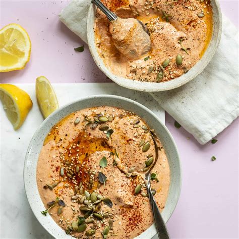 Haydari Dip Cremet Fetacreme Med Bagte Peberfrugter