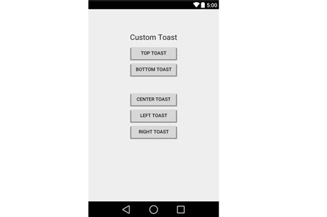 Android Custom Toast Example Custom Toast