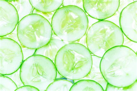 Premium Photo Macro Cucumberfresh Cucumber And Slices White Backgroundcucumber Background