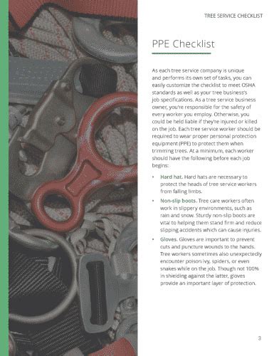 Tree Service Checklist NIP Group