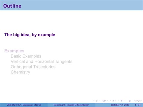 Lesson 11 Implicit Differentiation Section 21 Slides Ppt