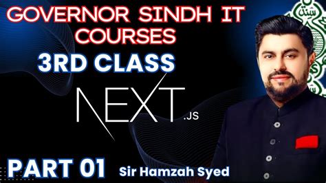 Governor Sindh It Course Quarter 2 3rd Class Lecture Part 1 Youtube