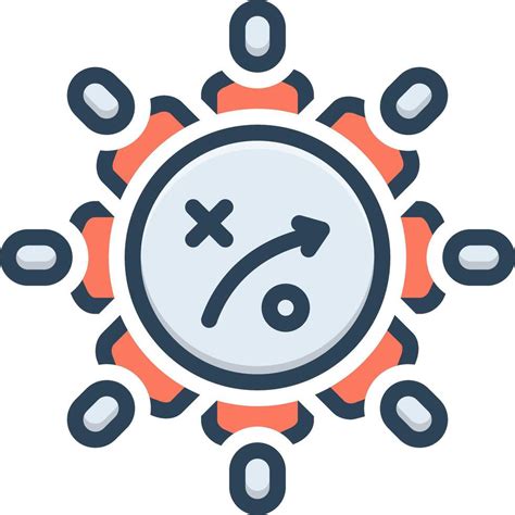Color Icon For Strategy Vector Art At Vecteezy