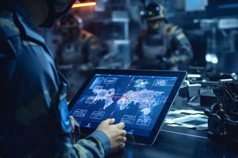 Premium Ai Image Ai Controls Military Forces With Augmented Reality