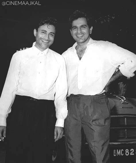 Dev Anand And Dilip Kumar In Movie Stars Bollywood Actors Film History