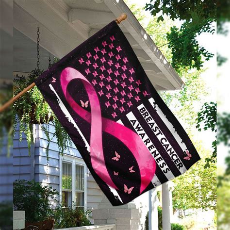 Breast Cancer And Faith Breast Cancer Awareness Flag Breast Cancer
