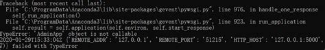 Deployment Issue Bigeyex Python Adminui Github