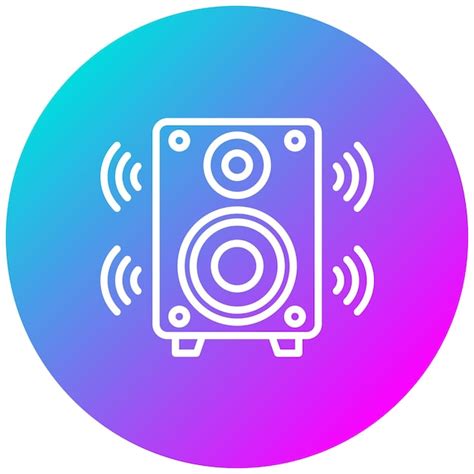 Premium Vector Speaker Vector Illustration Style