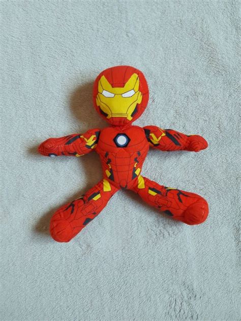 Peluche iron man articulé Marvel Beebs