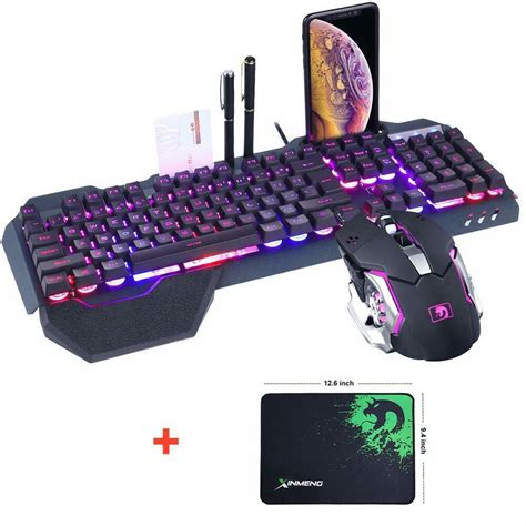 K618 104 Keys Usb Wired Multimedia Rgb Backlit Gaming Keyboard And