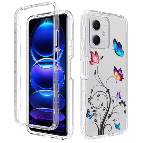 Coque Xiaomi Redmi Note 12 5g Poco X5 5g Papillons Et Fleurs