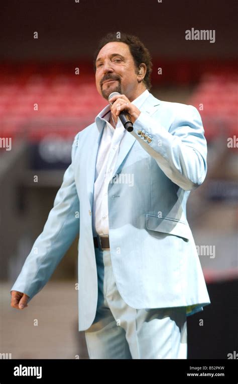 The Princess Diana Memorial Concert At Wembley Stadium Today Tom Jones