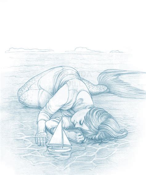 Mermaid Art Mild Nsfw For Toplessness