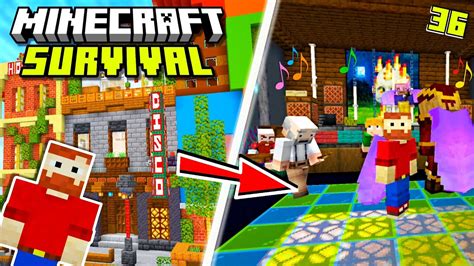 Ik Bouw Een Discotheek In Minecraft Survival Youtube