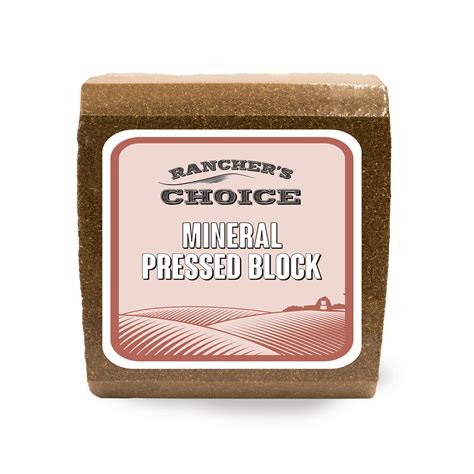 Mineral Pressed Blocks — Rancher S Choice