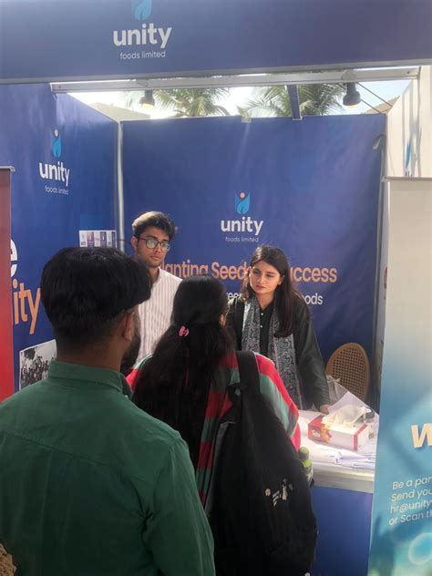 hamna mudassar on linkedin unityfoods careerfair