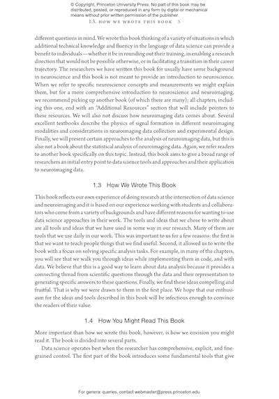 Data Science For Neuroimaging Princeton University Press