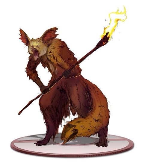 Realistic Delphox Pokemon Realistic Pokémon Species Cute Pokemon