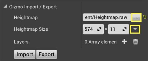 Landscape Gizmos Unreal Engine Documentation