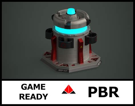 3d Model Force Field Generator Vr Ar Low Poly Cgtrader
