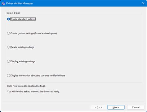 Driver Verifier Gui Verifiergui Exe Deprecated In Windows 10 And 11