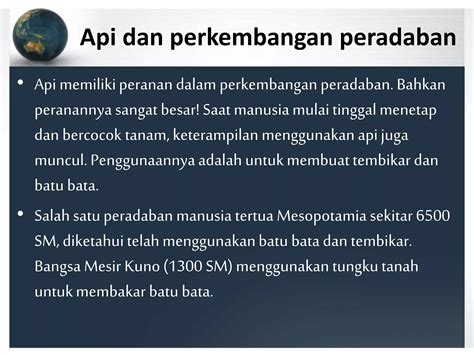Sejarah Indonesia Tentang Mengenal Api Ppt