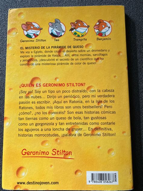 Geronimo Stilton El Misterio De La Pirámide De Queso Vinted