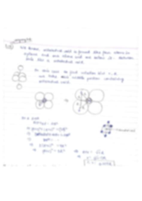 SOLUTION Relation Between R And R In Tetrahedral And Octahedral Voids