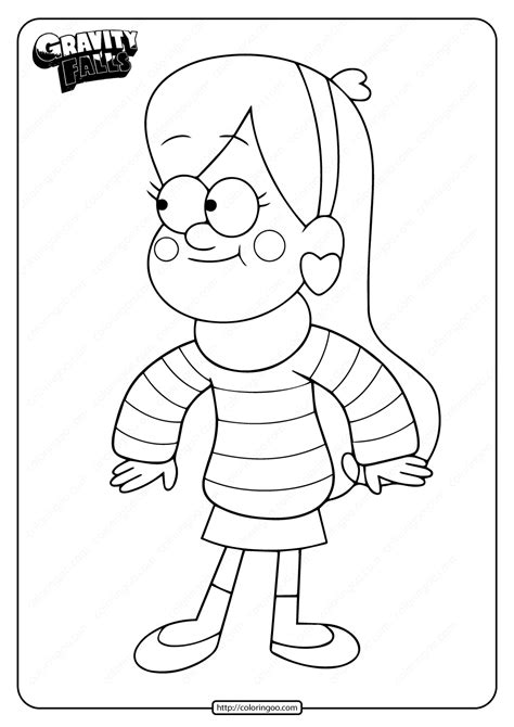Printable Gravity Falls Coloring Pages