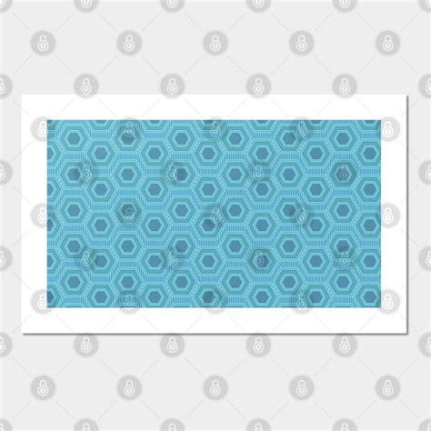 Hexagon Pattern Art Print