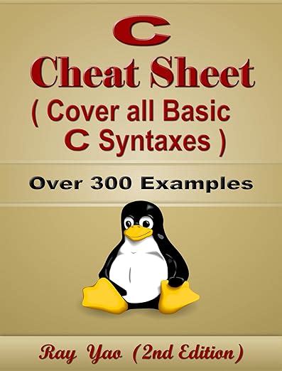 Amazon C Cheat Sheet Syntax Table Chart Complete Reference