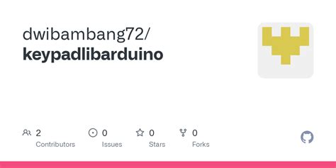 Github Dwibambang72keypadlibarduino