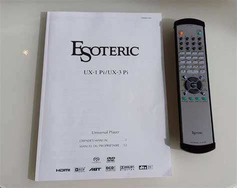 Universal Cd Sacd Dvd Player Esoteric Ux1 Pi Audio Soundbars
