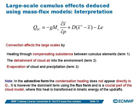 numerical weather prediction parameterization of diabatic processes