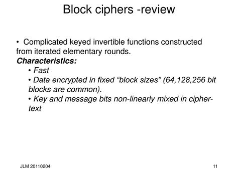 PPT Block Ciphers PowerPoint Presentation Free Download ID 1048399