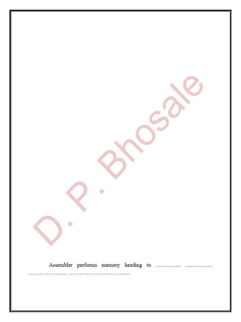 Assembler 2 Pdf Assembly Language Computer Science