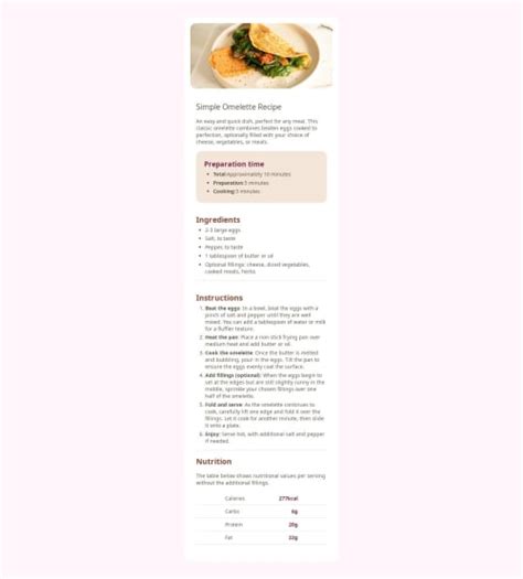 Frontend Mentor Recipe Card Coding Challenge Solution