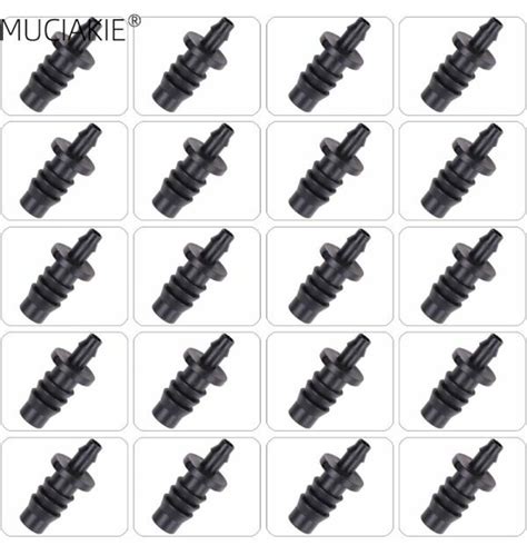 물방울 분수 호스 텃밭 관수자재 잔디 스프링클러 Muciakie 바브 미세 분사 드립 관개 피팅 20 개 811mm ~ 4