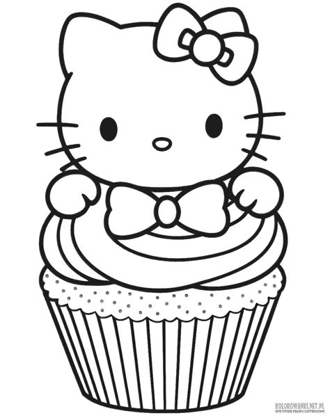 Hello Kitty Kuromi Kolorowanka