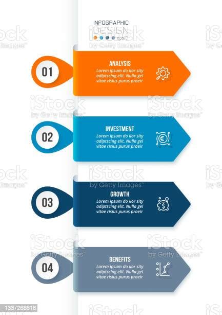단계 또는 옵션 디자인이 있는 비즈니스 인포그래픽 템플릿입니다 인포그래픽에 대한 스톡 벡터 아트 및 기타 이미지 인포그래픽