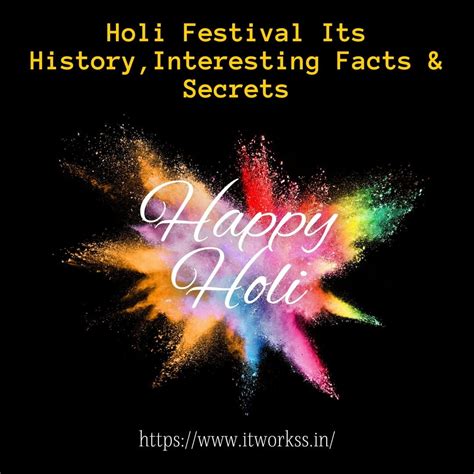 History Of Holi Festival Interesting Facts And Secrets