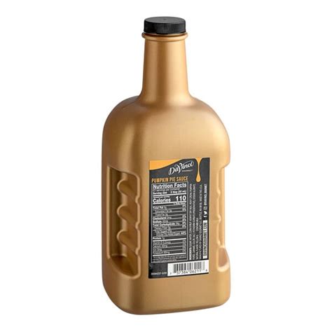 Davinci Gourmet Pumpkin Pie Flavoring Sauce 64 Fl Oz 6case