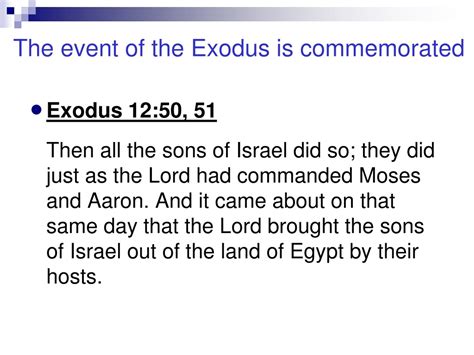 Ppt Remembering The Lords Passover Powerpoint Presentation Free