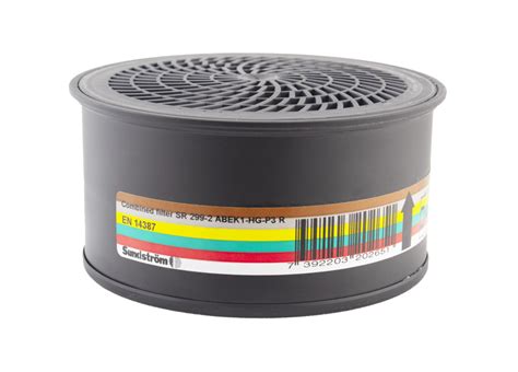 Sr 299 2 Combination Filter Abek1 Hg P3 R Sundström Safety