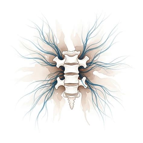 Free Spine Nerve Illustration Photo Vertebra Spine Backbone