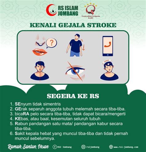 Kenali Gejala Stroke Segera Ke Rs Rumah Sakit Islam Jombang