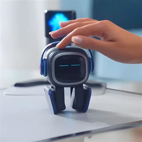 Купить Умный робот Living.AI EMO AI Desktop Pet графит (LA20403031) в ...