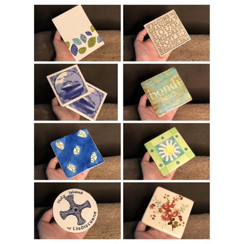 Assorted Tile Coaster Sold Per Piece Shopee Philippines